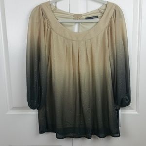 Sara Michelle | Tops | Sara Michelle Ombre Glitter Keyhole Back Top Pxl ...